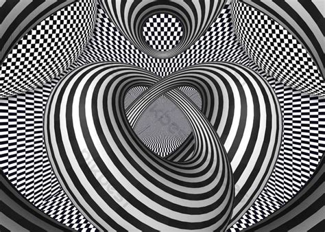 Psychedelic Background Minimalist Optical Misalignment Geometric Psd