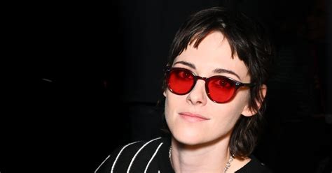 Kristen Stewarts Updo With Bangs Is An Elite Blend Of Edgy And Elegant