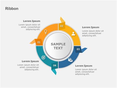Ribbon Process PowerPoint Template Powerpoint Templates Powerpoint Presentation Slides Templates