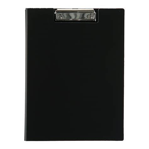 Папка планшет Calligrata с зажимом А4 пластик 1 2 мм черная песок 3258532 выгодная цена