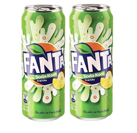 Газированный напиток Fanta Soda Krem / Фанта Крем Сода 320мл 2 шт ...