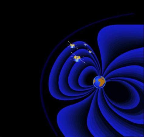 Esa Cluster Spacecraft In The Magnetosphere