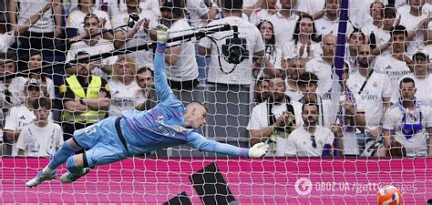 Український голкіпер став на ворота в останньому матчі Анчелотті за Реал і потрапив у курйоз