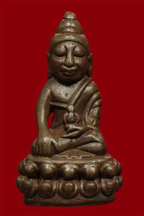 Kc Kumchai พระกริ่ง วัดบวรนิเวศ เนื้อสัมฤทธิ์ พิมพ์หน้าอินเดีย ก้นถ้วย วัตถุมงคล ศักดิ์สิทธิ์