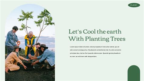 Planting Trees Slide Presentation Lifestyle PPT Templates