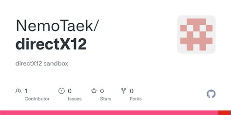 Github Nemotaekdirectx12 Directx12 Sandbox