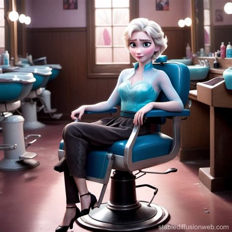 Anna From Frozen With Short Bob Haircut Stable Diffusion Online