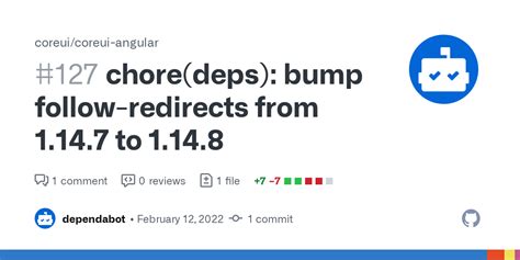 chore deps bump follow redirects from 1 14 7 to 1 14 8 by dependabot[bot] · pull request 127
