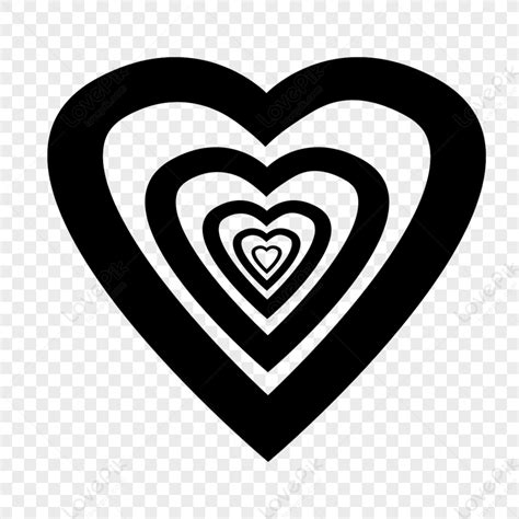 거친 가장자리 사랑 일러스트 검은 심장 클립 아트 Png 일러스트 무료 다운로드 Lovepik