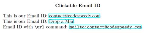 How To Add Clickable Links Hyperlinks In Latex Codespeedy