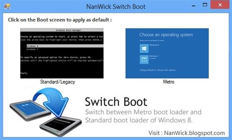 Switch Between Windows 8 And Old Bootloader In Dual Boot Systems