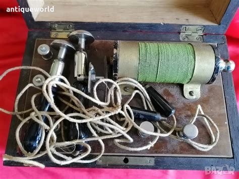 Старинен Колекционерски Медицински Уред за Електротерапия в Антикварни и старинни предмети в гр