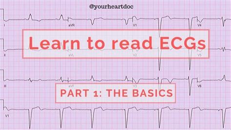 How To Read An Ecg Ekg Part 1 The Basics Of Understanding An