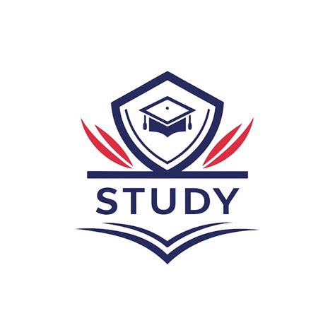 교육 로고 디자인 서식 파일 프리미엄 Ai 생성 벡터