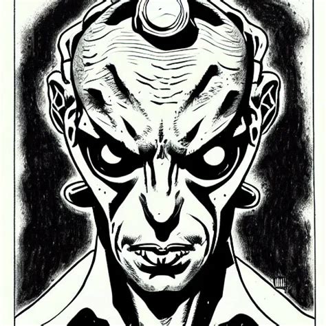 Portrait Of Abe Sapien Artwork Created By Mike Stable Diffusion OpenArt