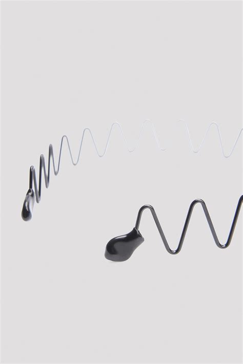 Wavy Alice Band Black Na