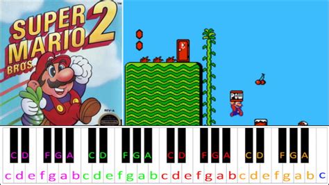 Overworld Theme Super Mario Bros 2 Piano Letter Notes