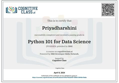priyadharshini ‎ on linkedin python ibm cognitiveclass certification newskills grateful