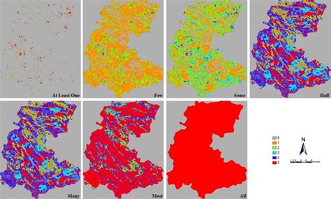 The Suitability Maps For Each Decision Strategy For The Landfill Site Download Scientific