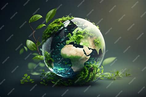 Premium Photo World Environment And Earth Day Concept With Globe Nature And Eco Friendly