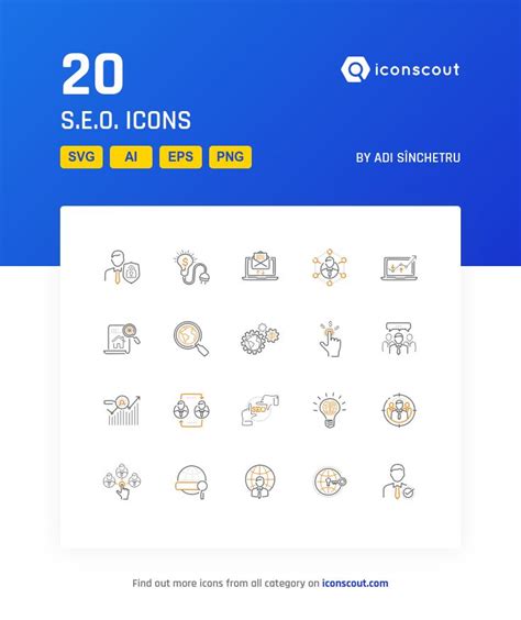 S E O Icon Pack 20 Free Download Seo And Web Icons Iconscout Icon Pack Web Icons Line Icon