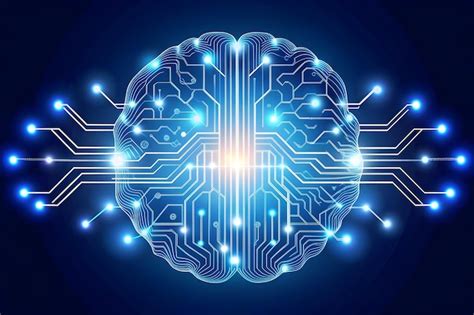 Modern Ai Driven Blockchain Border Frame With Secure Digital Connections Illustration Of Smart