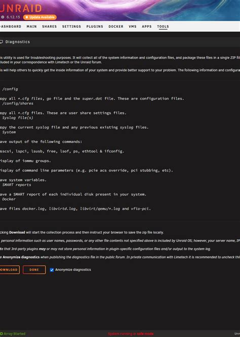 Unraid Ui Becoming Unresponsive 61215 General Support Unraid