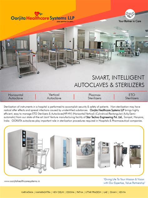 Ohsautoclavesterilizerbrochure2023v4 Pdf Sterilization