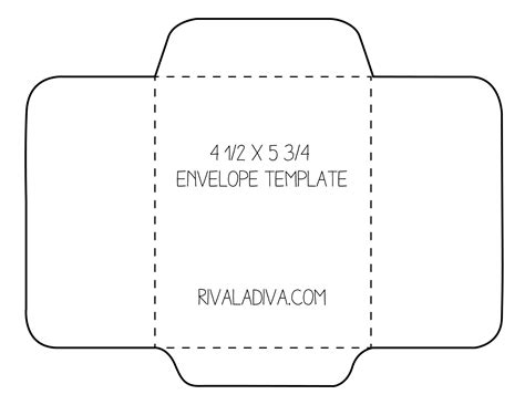 Envelope Template Envelope Template For 85 X 11 Paper Diy Free