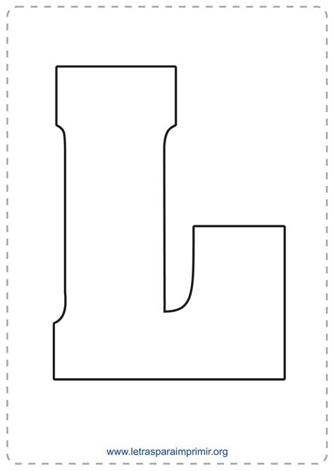 Letras L Para Imprimir Letras Para Imprimir