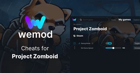 project zomboid cheats and trainers for pc wemod