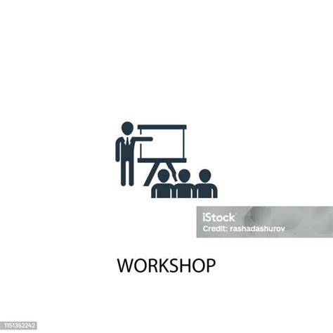 워크샵 아이콘입니다 간단한 요소 그림입니다 워크샵 개념 기호 디자인입니다 웹 및 모바일에 사용할 수 있습니다 경영자에 대한 스톡 벡터 아트 및 기타 이미지 Istock