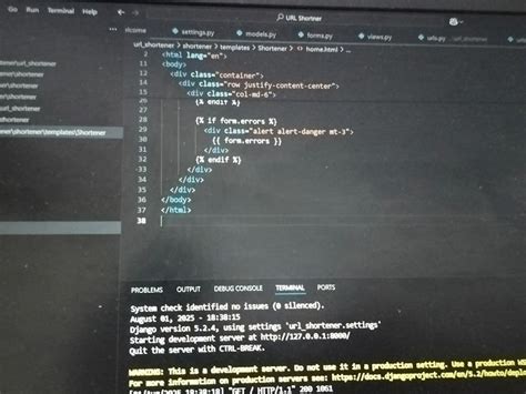 I Have Made Url Shortener Project Using Python Web Framework Django If You Can Add Any Youtube