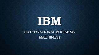IBM PPT Pptx