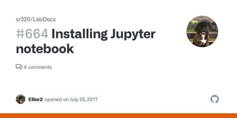 Installing Jupyter Notebook Issue Sr LabDocs GitHub