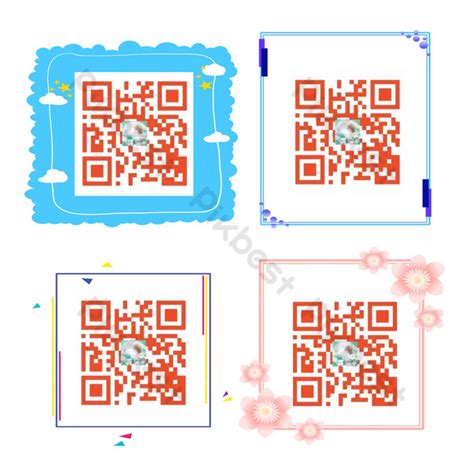QR Code Border PNG Images PSD Free Download Pikbest