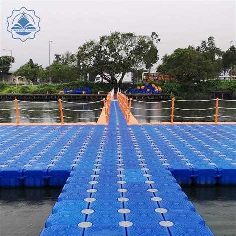 hdpe jetty dock pontoon cube modular floating cube plastic platform