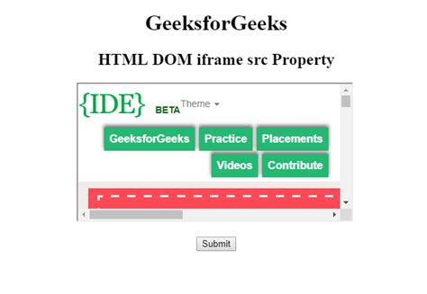 Html Dom Iframe Src 属性 码农参考