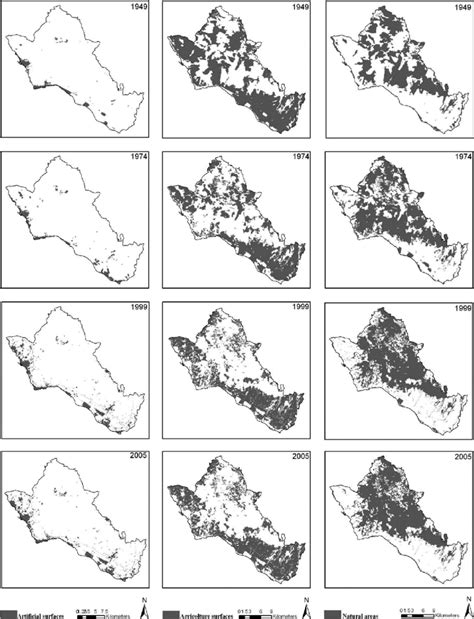 Spatial Distribution Of Three Land Cover Classes Left Artificial