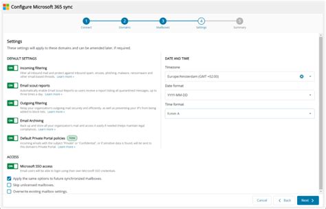 Adding Domains And Mailboxes Via Microsoft 365 Sync