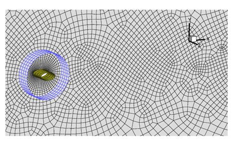 A Local View Of Surface Mesh Around The Elliptic Cylinder Blue Color Download Scientific