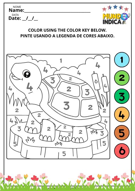 16 Atividades De Inglês Para Colorir
