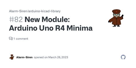 New Module Arduino Uno R4 Minima · Issue 82 · Alarm Sirenarduino