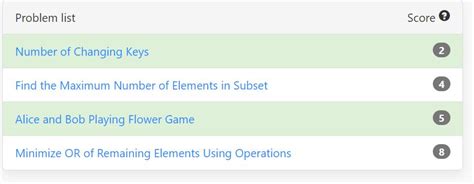 Kartik Ghorai On Linkedin Participated In Todays Leetcode Weekly Contest 382 And Solved A And C