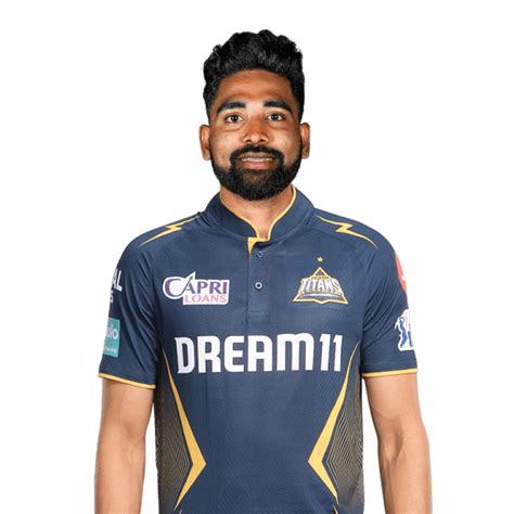Mohammed Siraj Ipl 2025 Player Profile Gujarat Titans