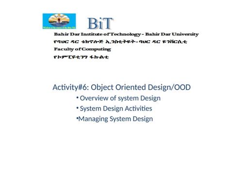 Object Oriented Software Enginnering 6pptx