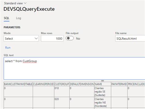 Execute Direct Sql In D365fo Database Denis Trunins X Programming Blog
