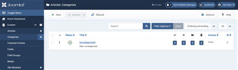 Explore The Core Structure Your Content With Categories The Joomla Community Magazine