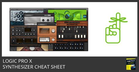 Logic Pro X Synth Cheat Sheet Logic Studio Training