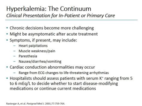 Multidisciplinary Management Of Hyperkalemia Ppt Download